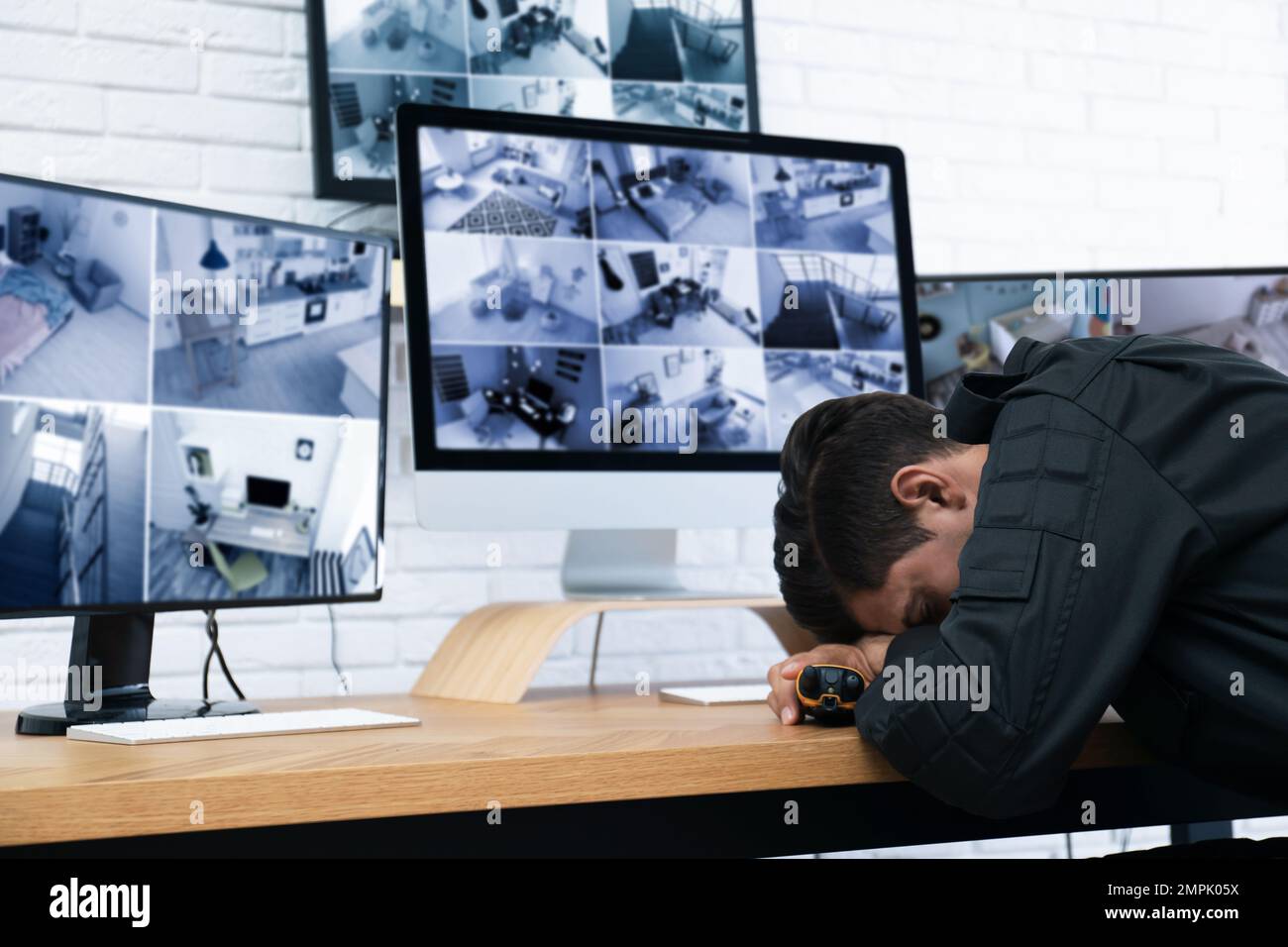 Cctv monitors control room hi-res stock photography and images - Alamy