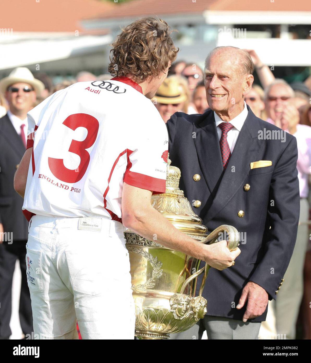 Prince philip white shirt hi-res stock photography and images - Alamy