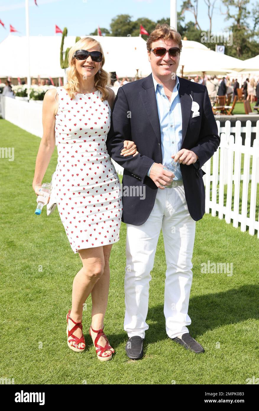 Tania Bryer at the Cartier International Polo At Windsor Great Park, UK ...