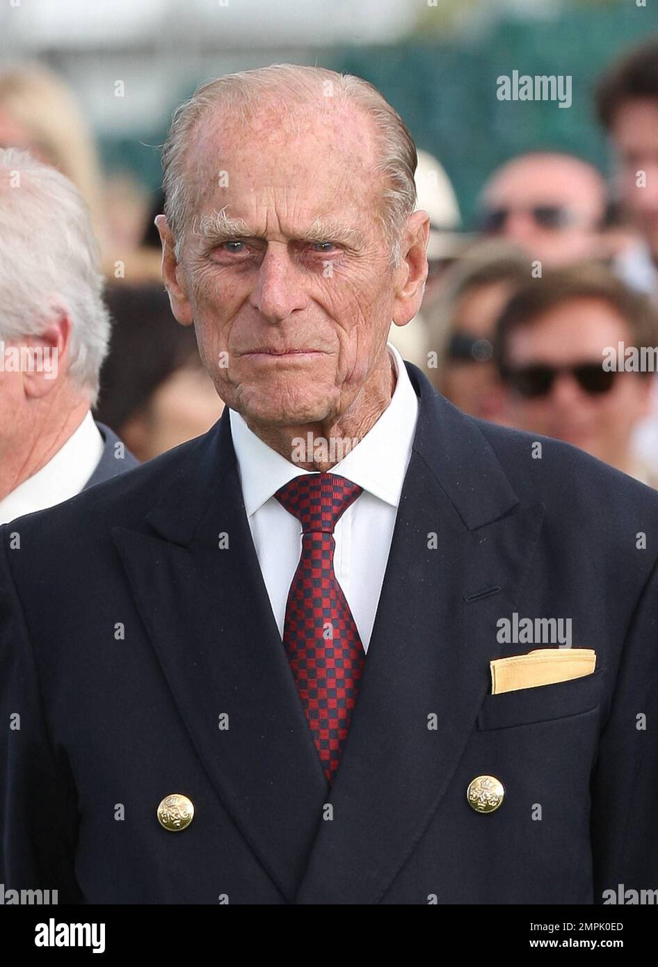 Prince Philip Duke Of Edinburgh at the Cartier International Polo At Windsor Great Park, UK, 07 ...