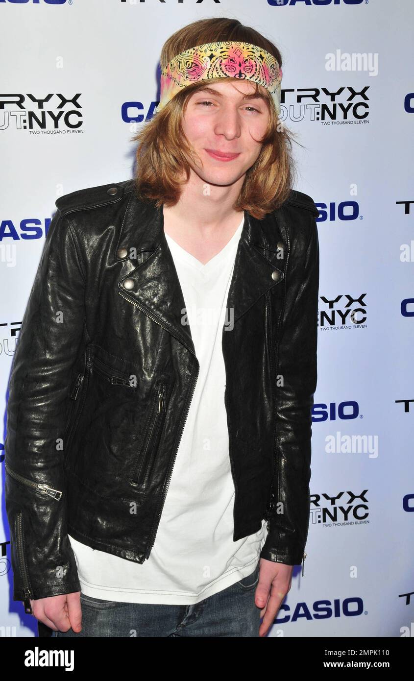 Danny Flaherty arrives at the launch of the Casio's New TRYX digital ...
