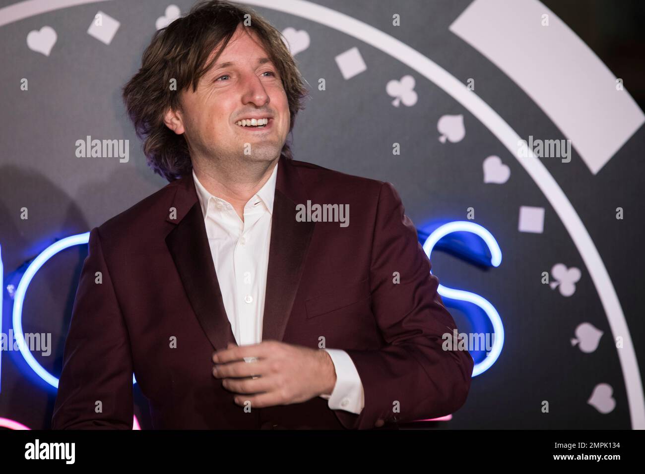 Composer Daniel Pemberton poses for photographers upon arrival at the ...