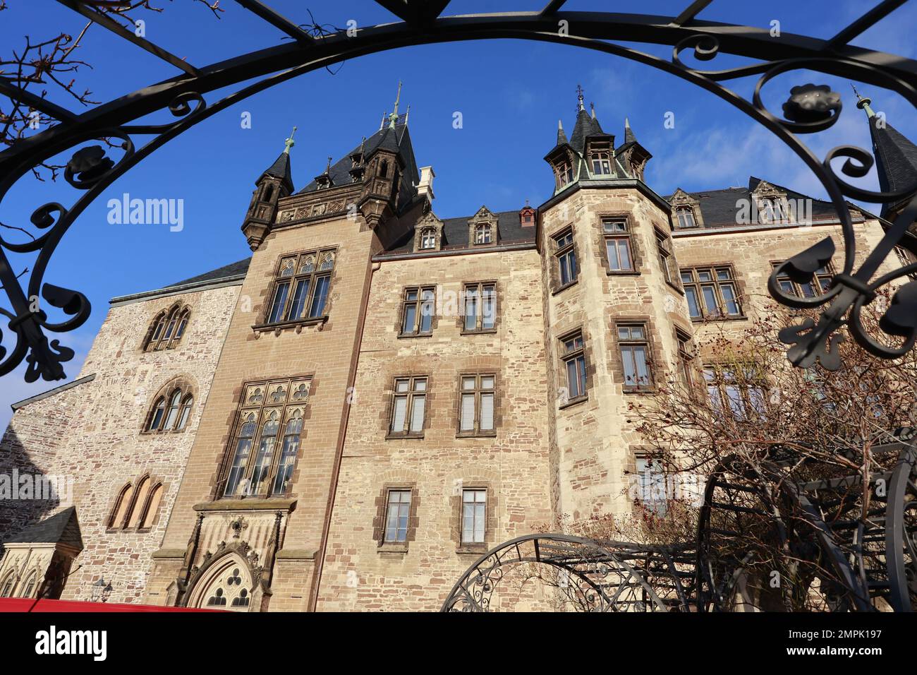 Wernigerode, Germany. 31st Jan, 2023. View of the castle facade in ...