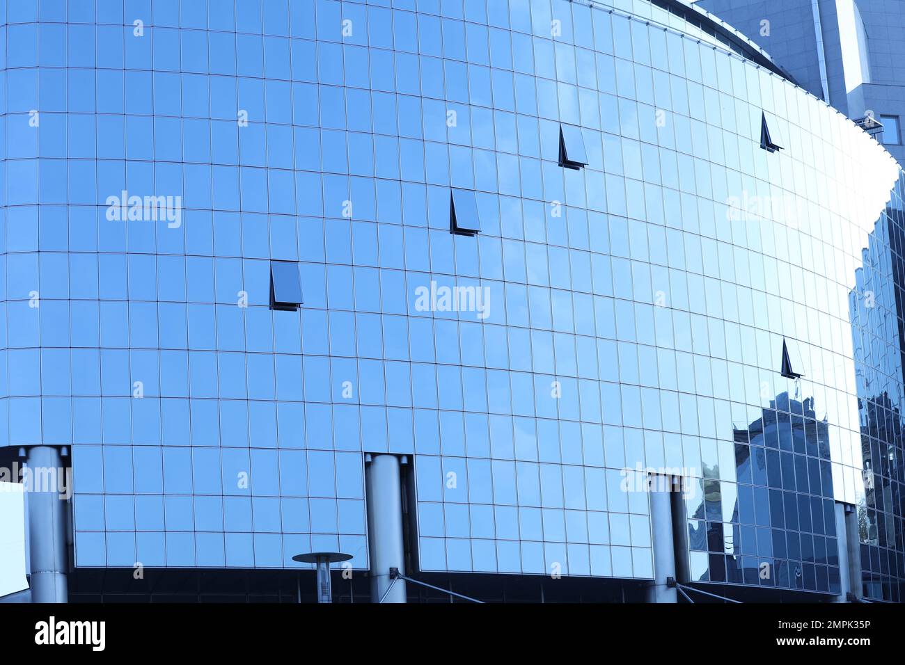 Office building with tinted windows. Modern architectural design Stock ...