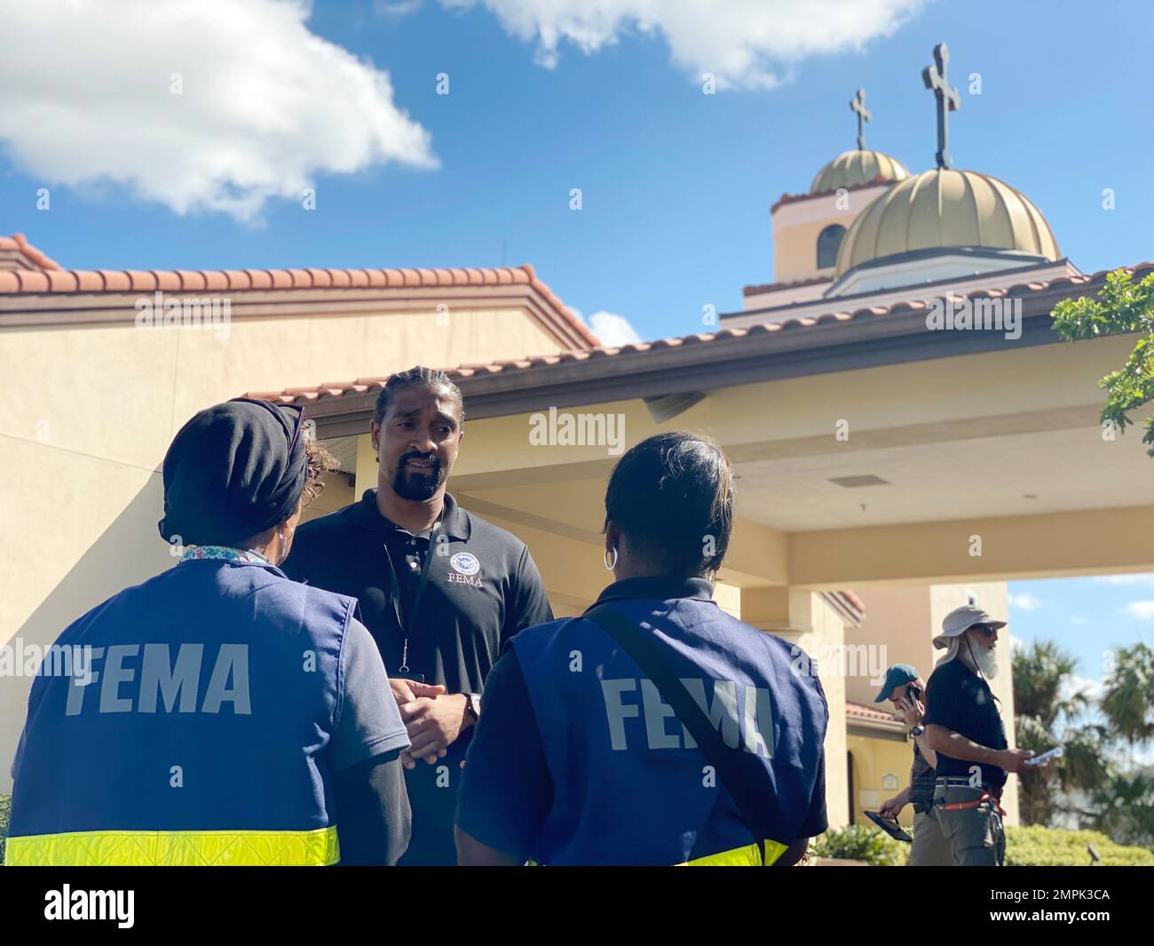 Fort Myers, FL, USA--10/30/22--FEMA Disaster Survivor Assistance teams ...