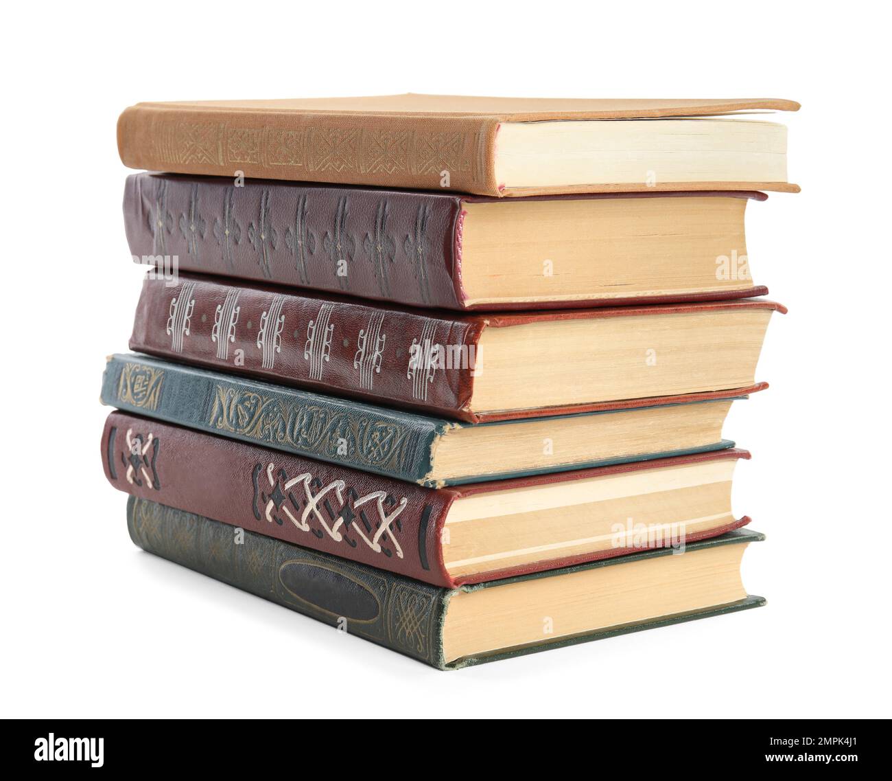 Collection of different books isolated on white Stock Photo - Alamy