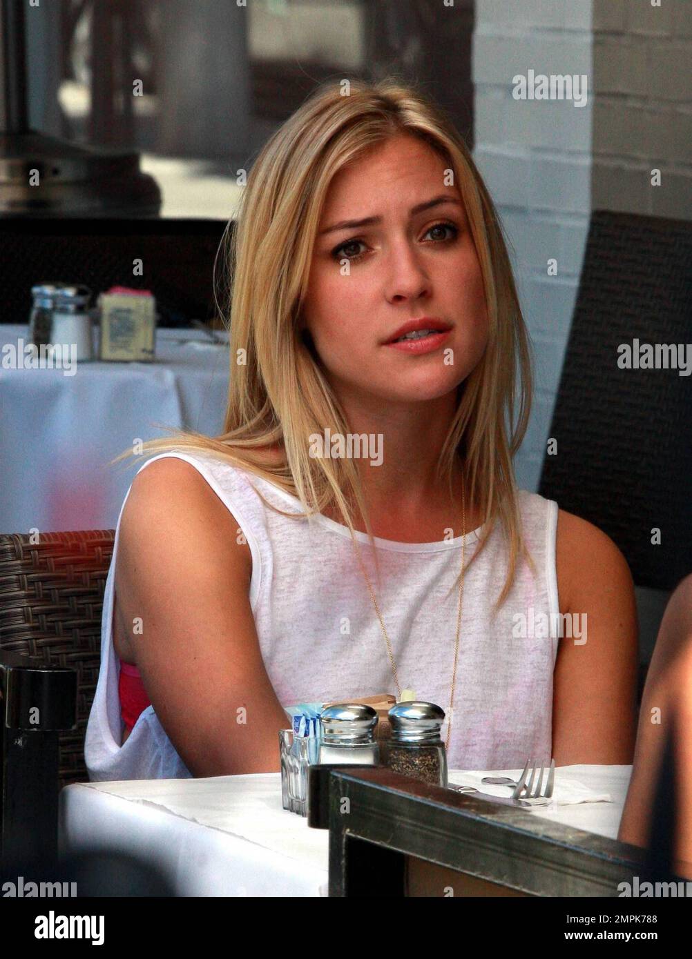 Heidi Montag and Kristin Cavallari shoot scenes for an upcoming episode ...