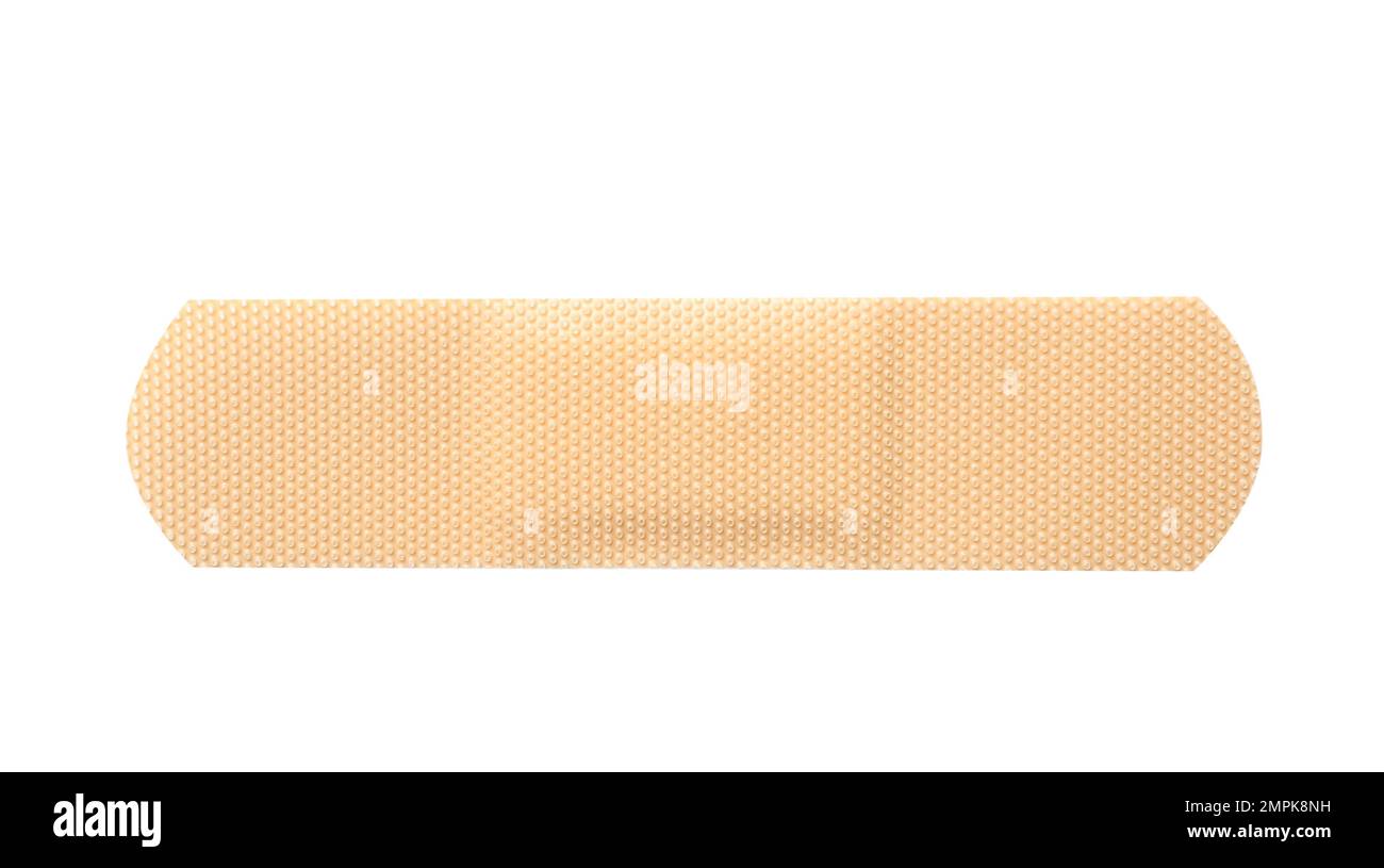 Medical sticking plaster isolated on white. First aid item Stock Photo ...