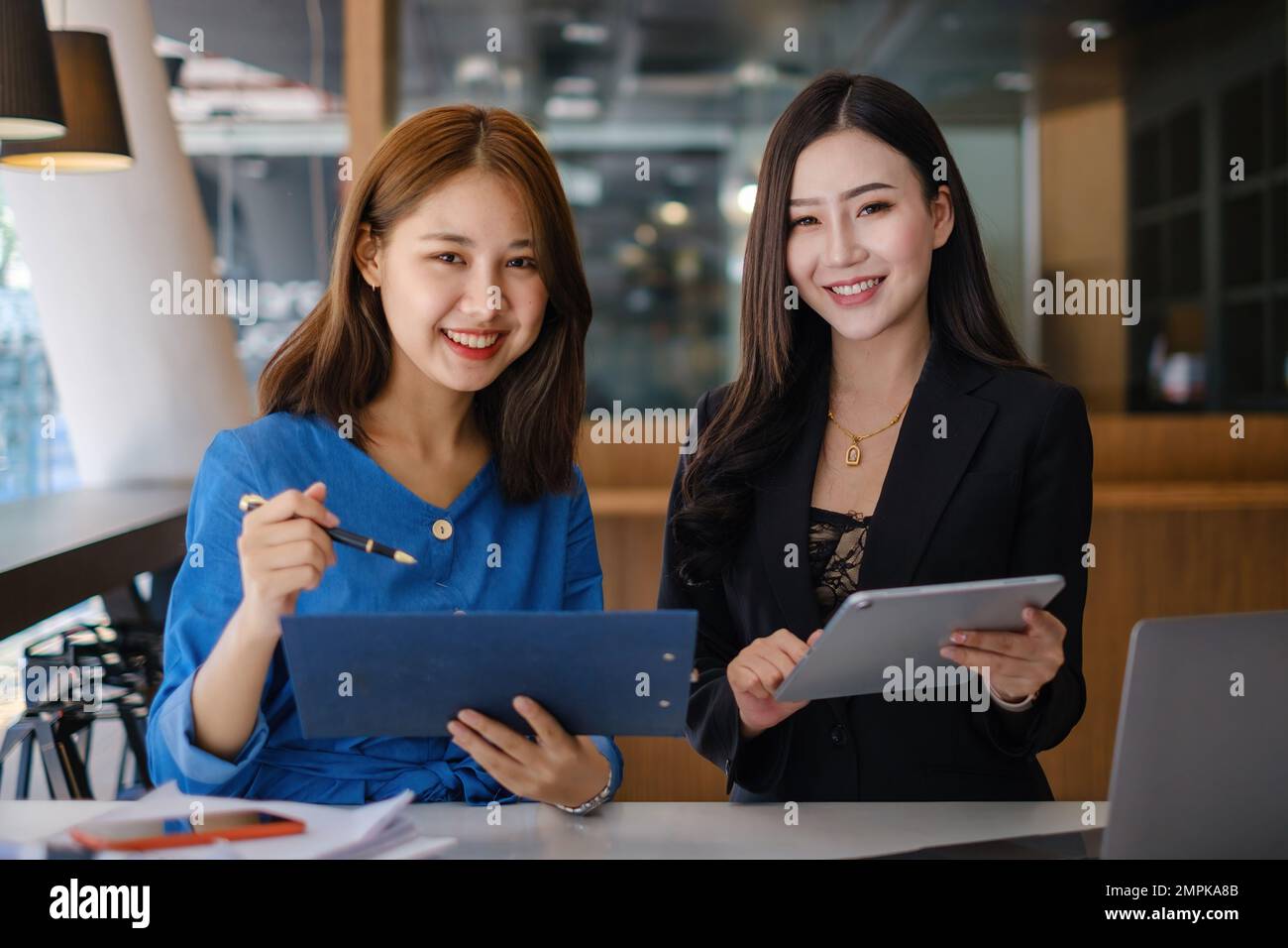 Image of Audit team working together and looking about transaction for ...