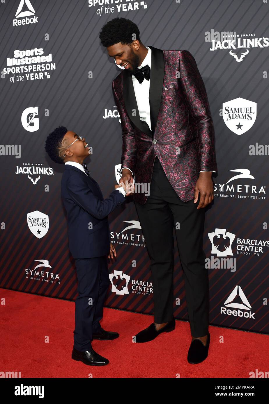 S.I. Kids SportsKid of the year honoree Maxwell "Bunchie" Young, left ...