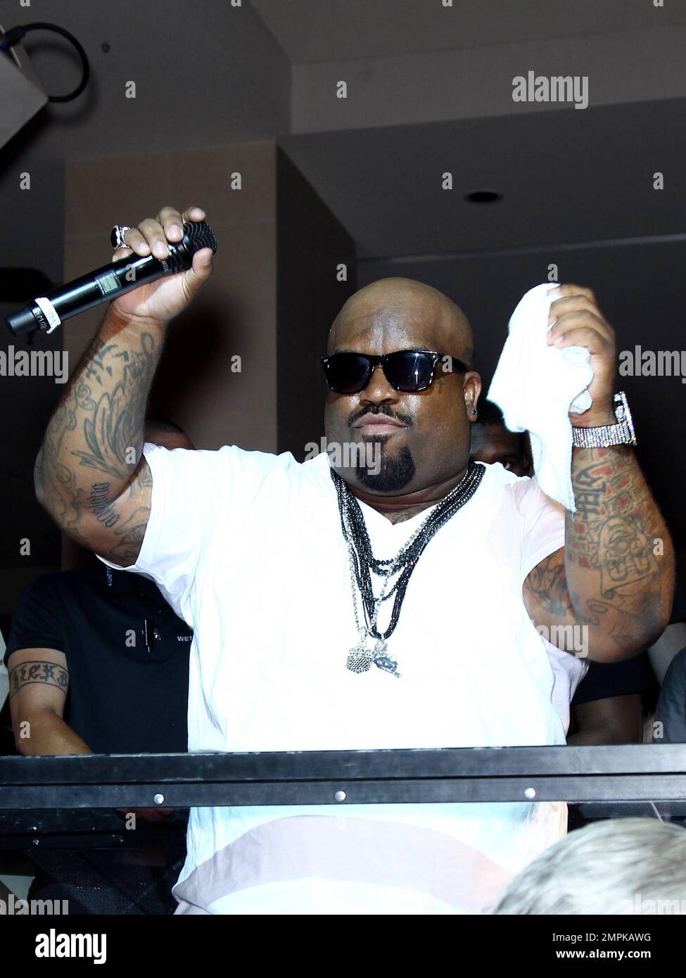 Cee Lo Green poerforms during the Jack Daniel's Tennessee Honey "Swarm ...