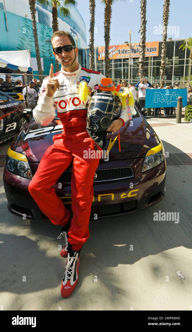 Pro race car driver Christian Rado during the Toyota Pro/Celebrity Race ...