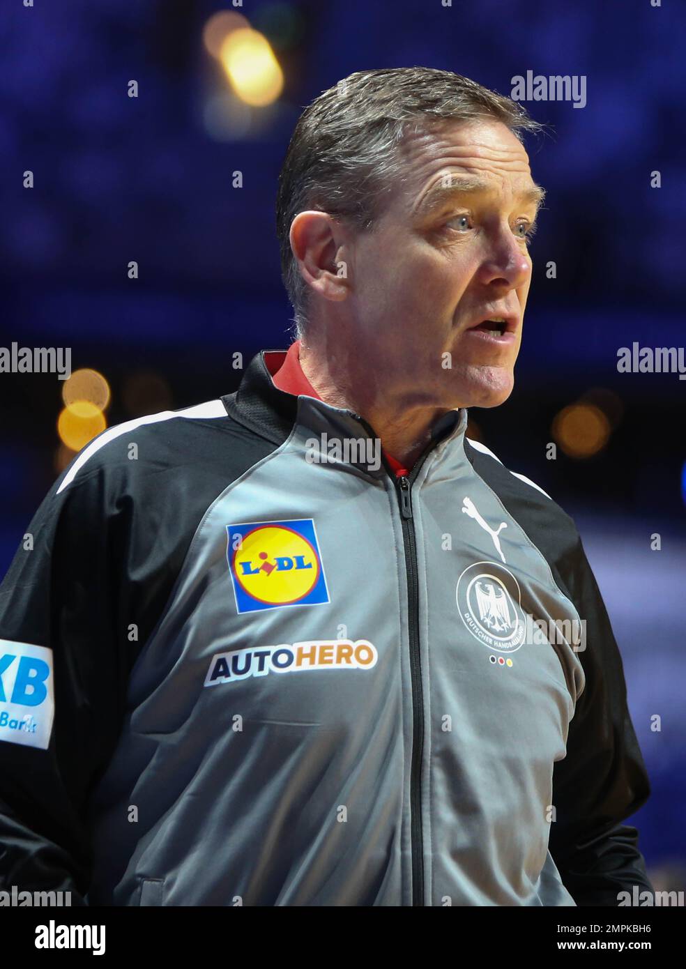 Coach Alfred Gislason of Germany during the IHF Men's World ...