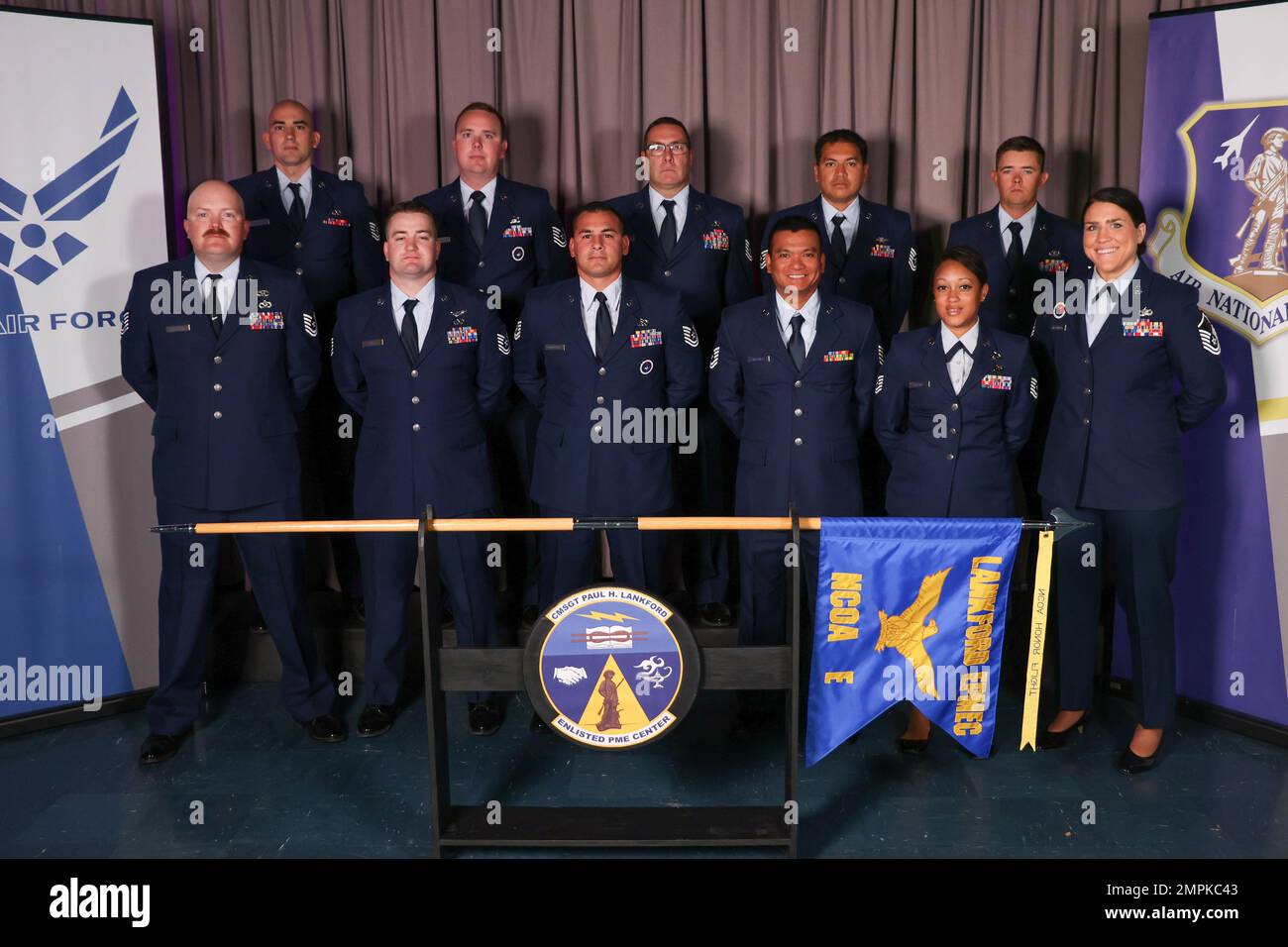 United States Air Force NCO Academy Class 23-1, E-flight at the ...
