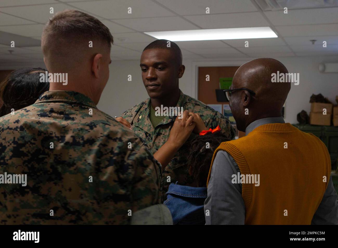 U.S. Marine Corps Capt. Olaolu Ogunyemi assigned to the 24th Marine ...