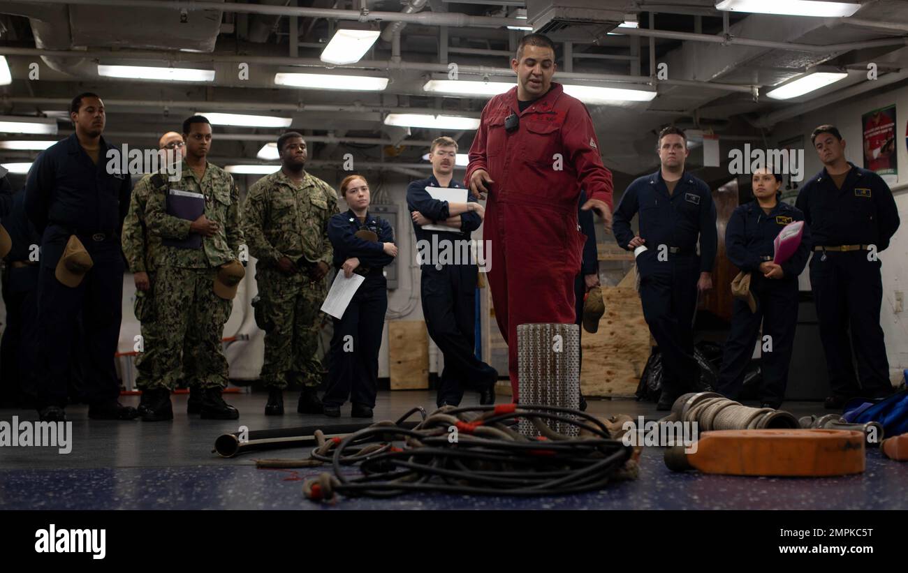 NORFOLK, Va. (Nov. 1, 2022) Damage Control 1st Class Jesus Figueroa ...