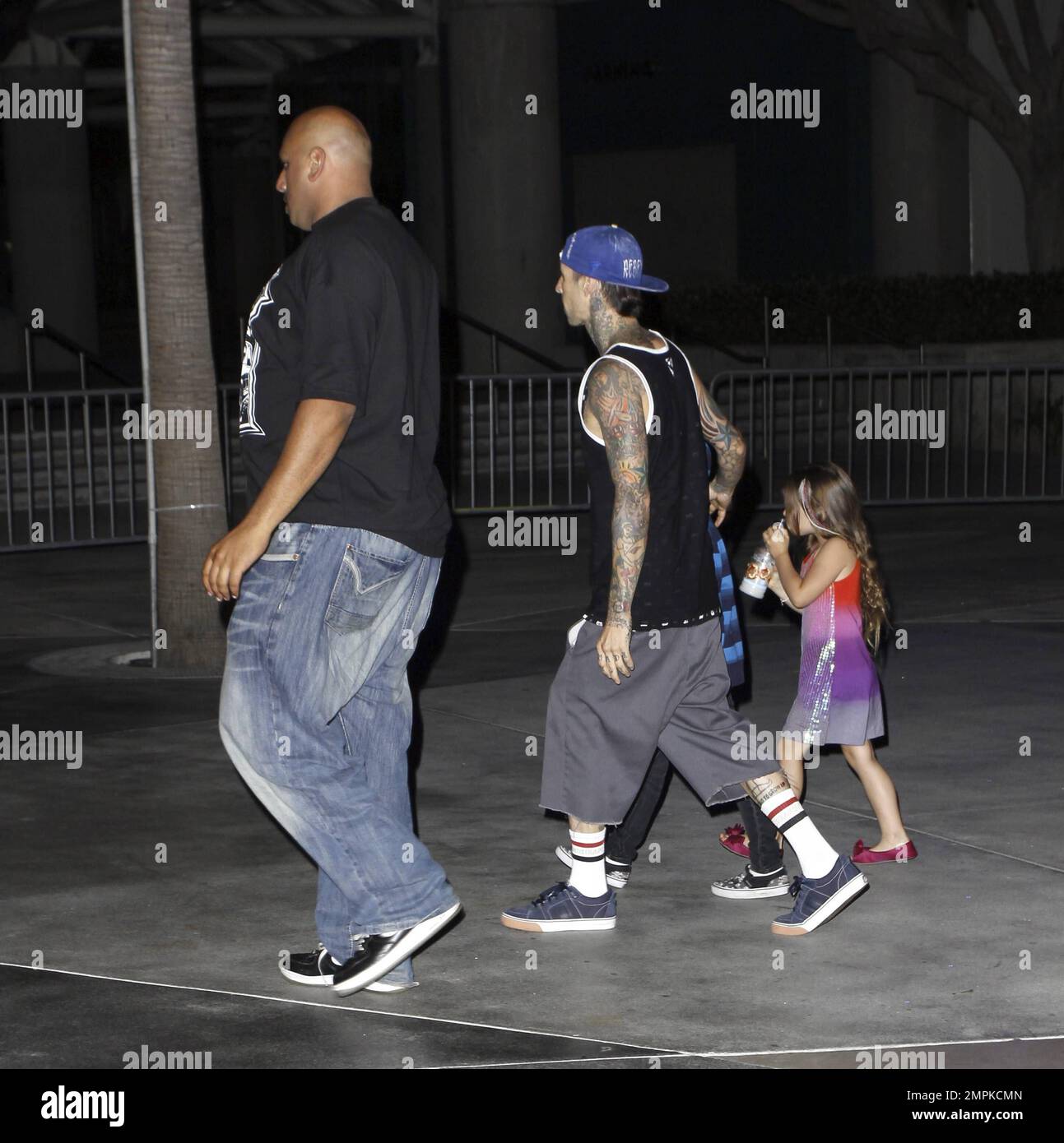 Travis Barker and his children, Alabama Luella and Landon Asher, turns ...