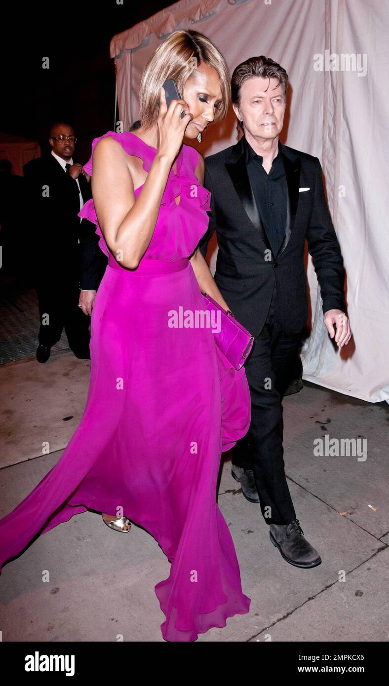 New york david bowie iman hi-res stock photography and images - Alamy