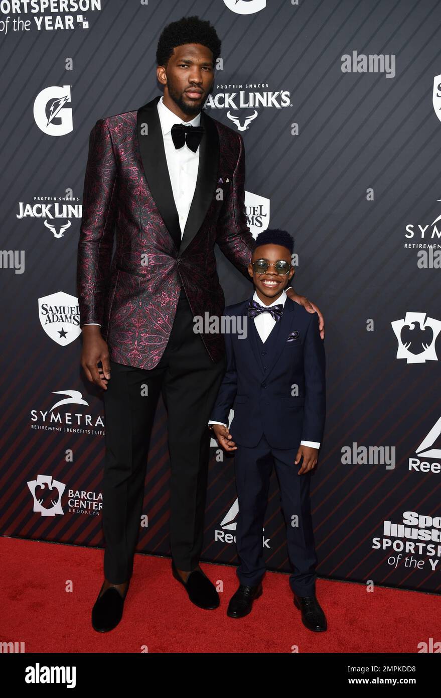 S.I. Kids SportsKid of the Year honoree Maxwell "Bunchie" Young, right ...