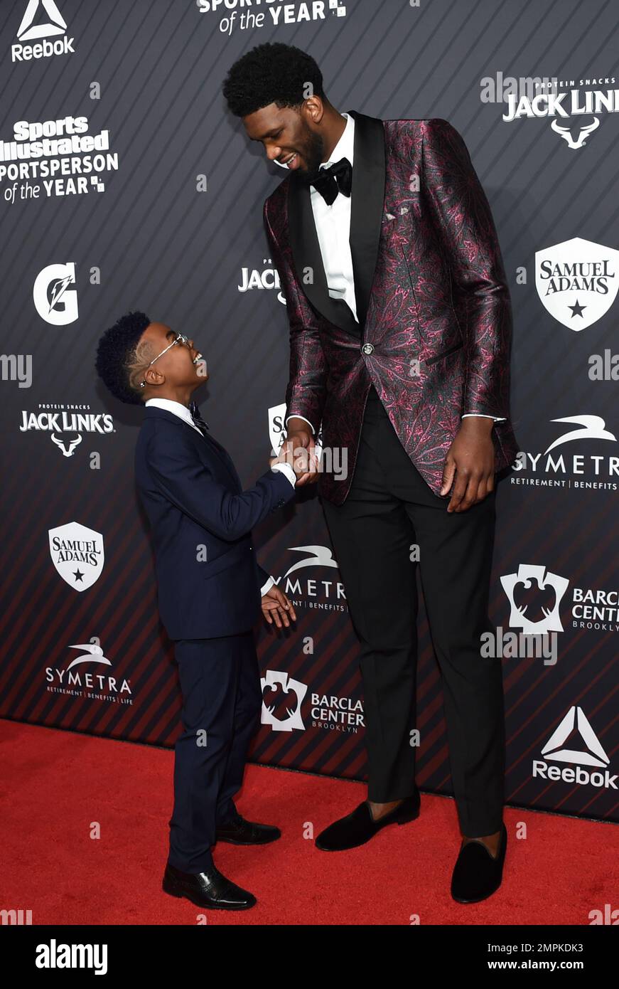 S.I. Kids SportsKid of the Year honoree Maxwell "Bunchie" Young, left ...