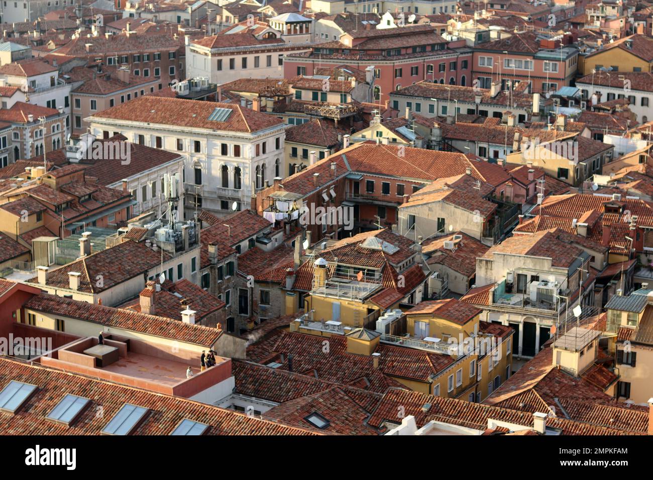 Beautiful evening in Venice. Colorful panoramic photo of famous Italian ...