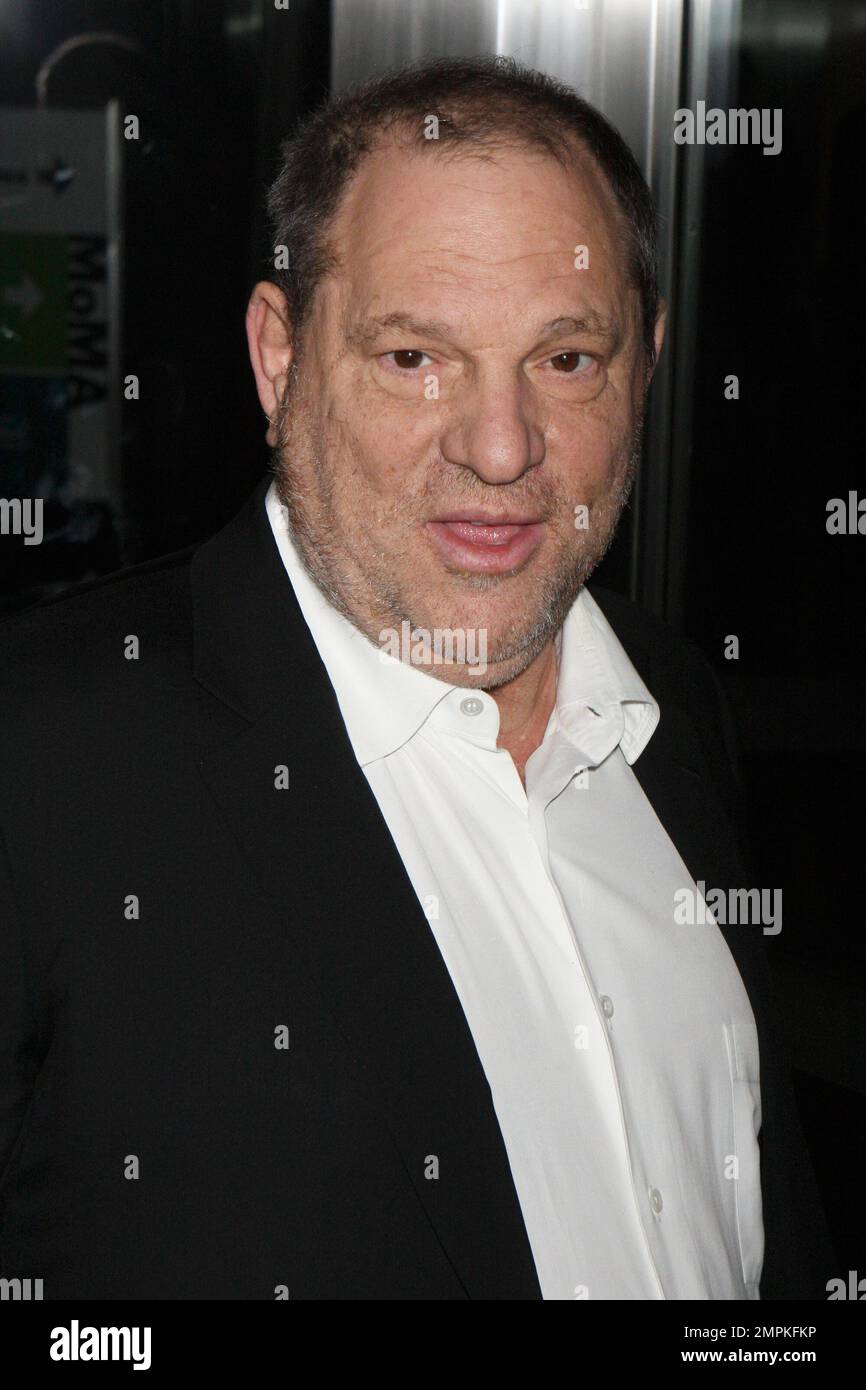 Harvey Weinstein arriving at a screening of "W.E." at The Museum of ...