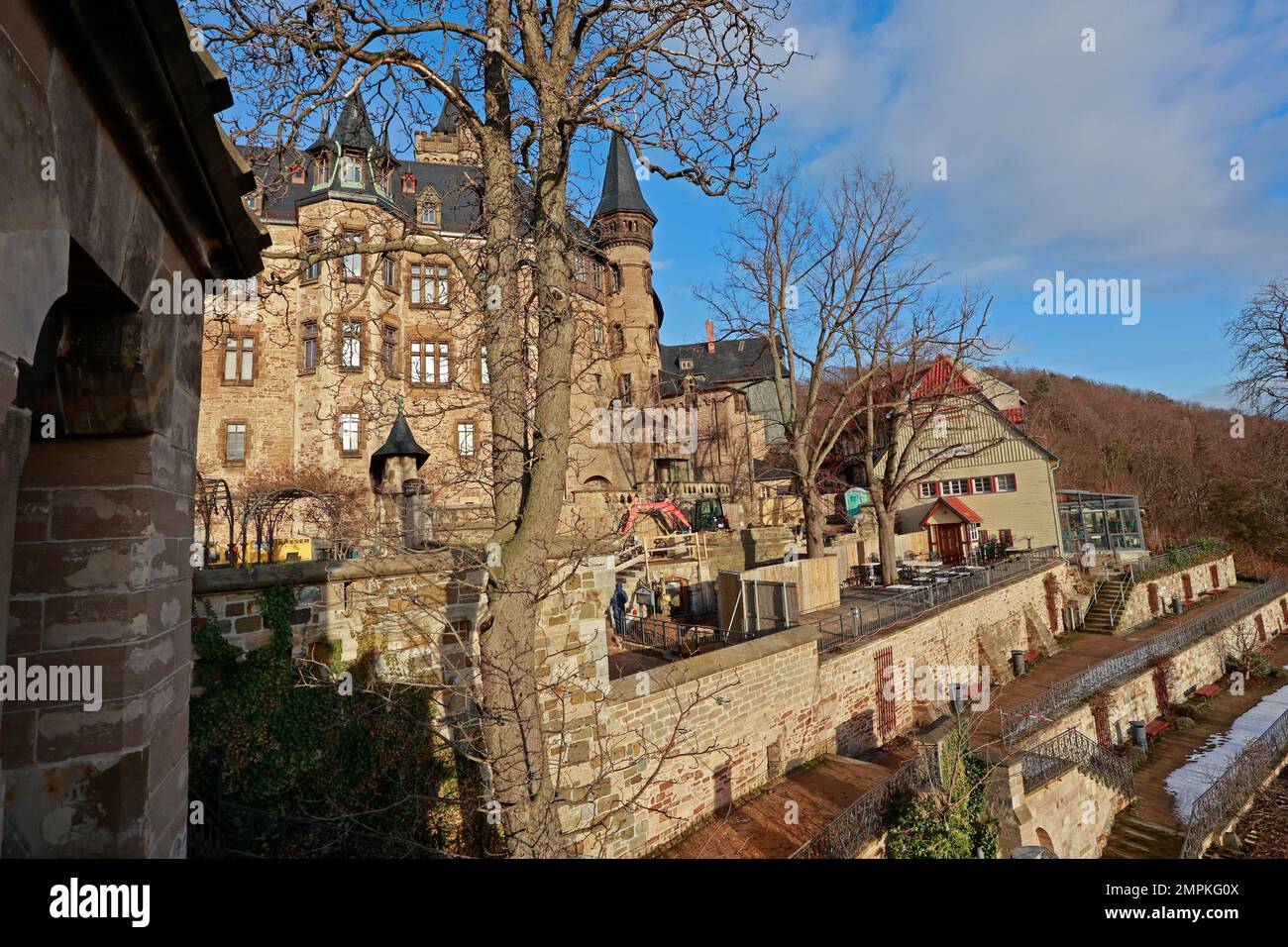 Wernigerode, Germany. 31st Jan, 2023. View of the terraces at the ...