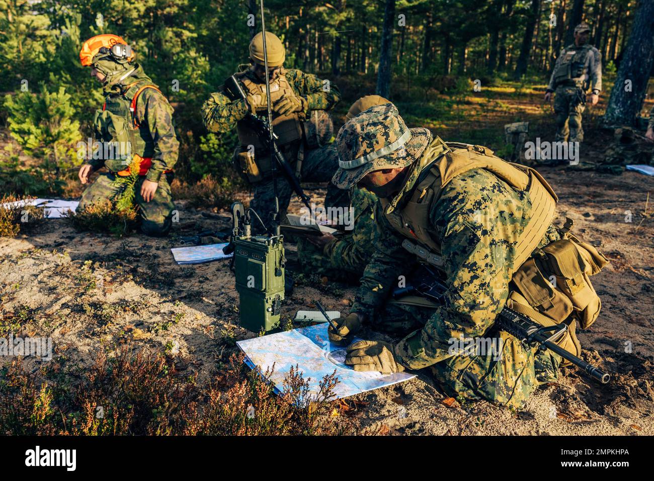 U.S. Marines with Combat Logistics Battalion 6 (CLB-6), Combat ...