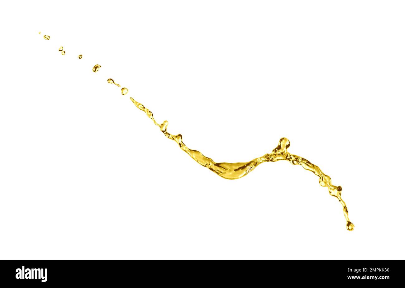 Splash of natural cooking oil on white background Stock Photo - Alamy
