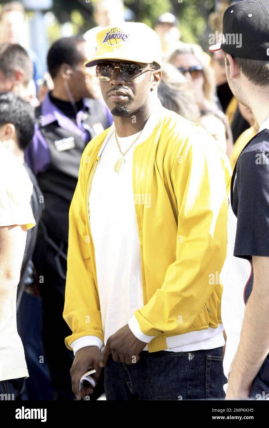 Sean "P Diddy" Combs and son Christian arrive for the Los Angeles ...