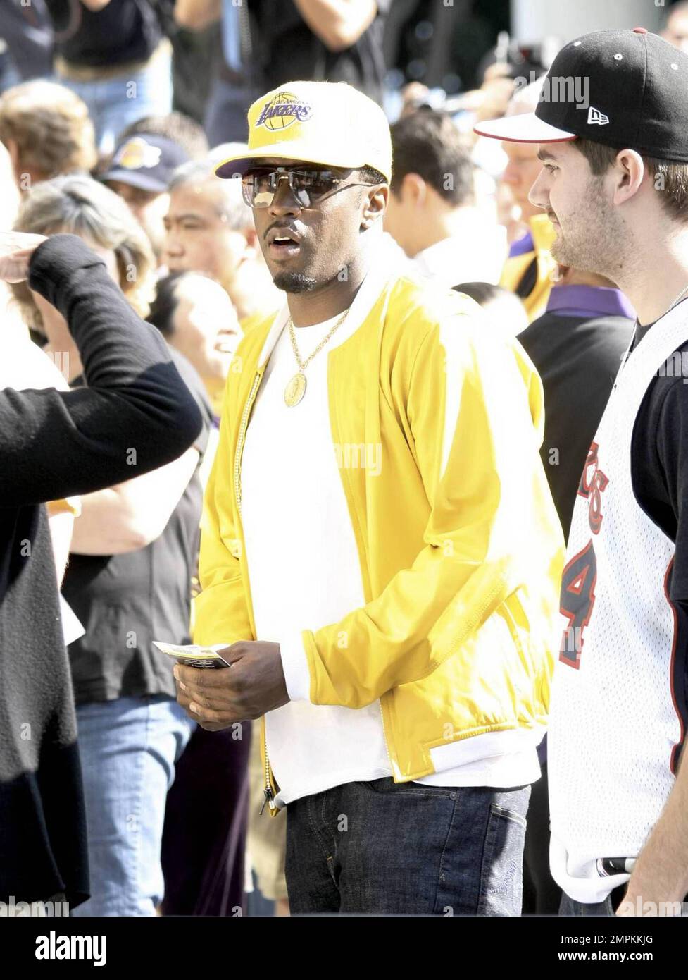 Sean "P Diddy" Combs and son Christian arrive for the Los Angeles ...