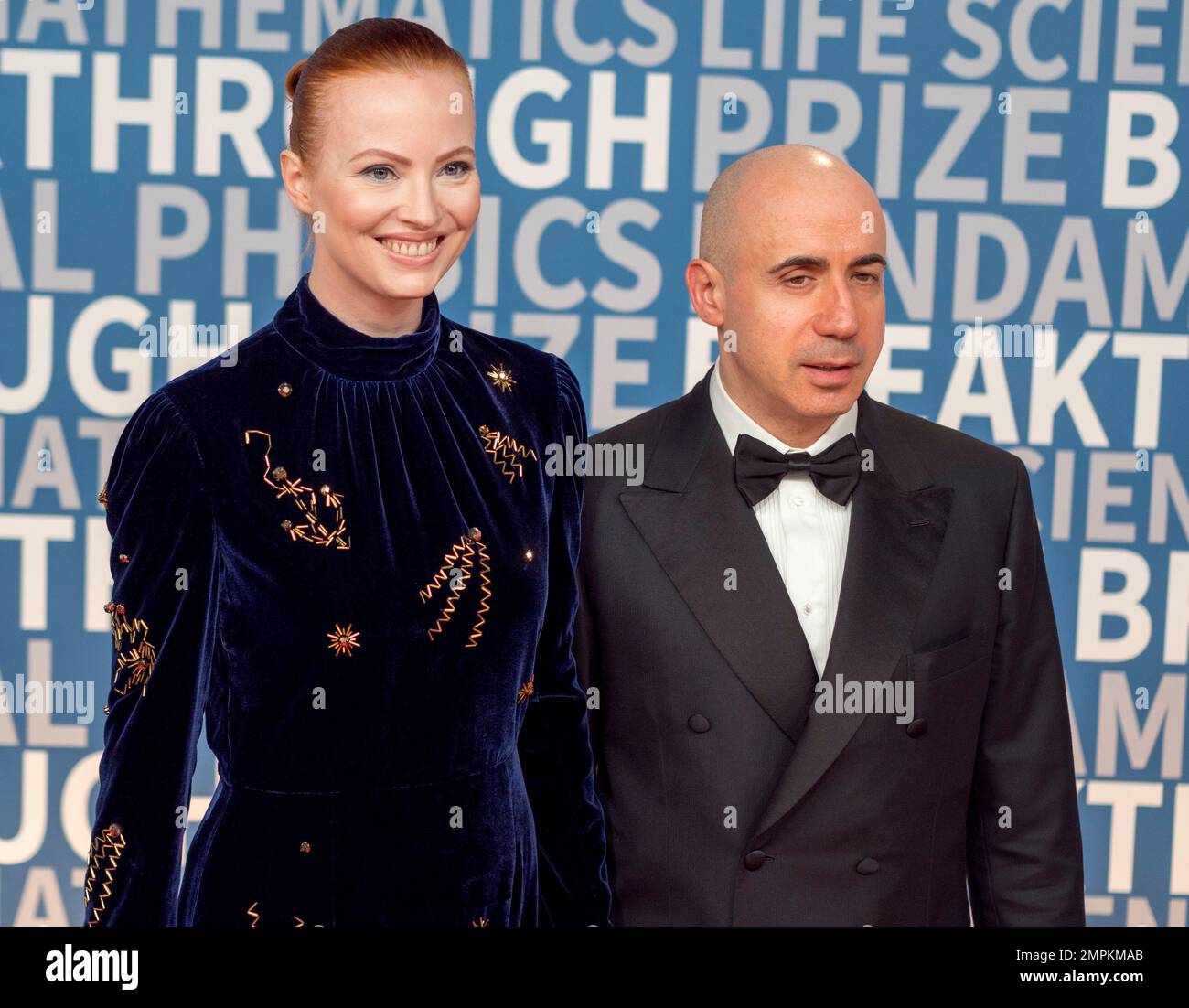 Julia and Yuri Milner arrive at the 6th annual Breakthrough Prize ...