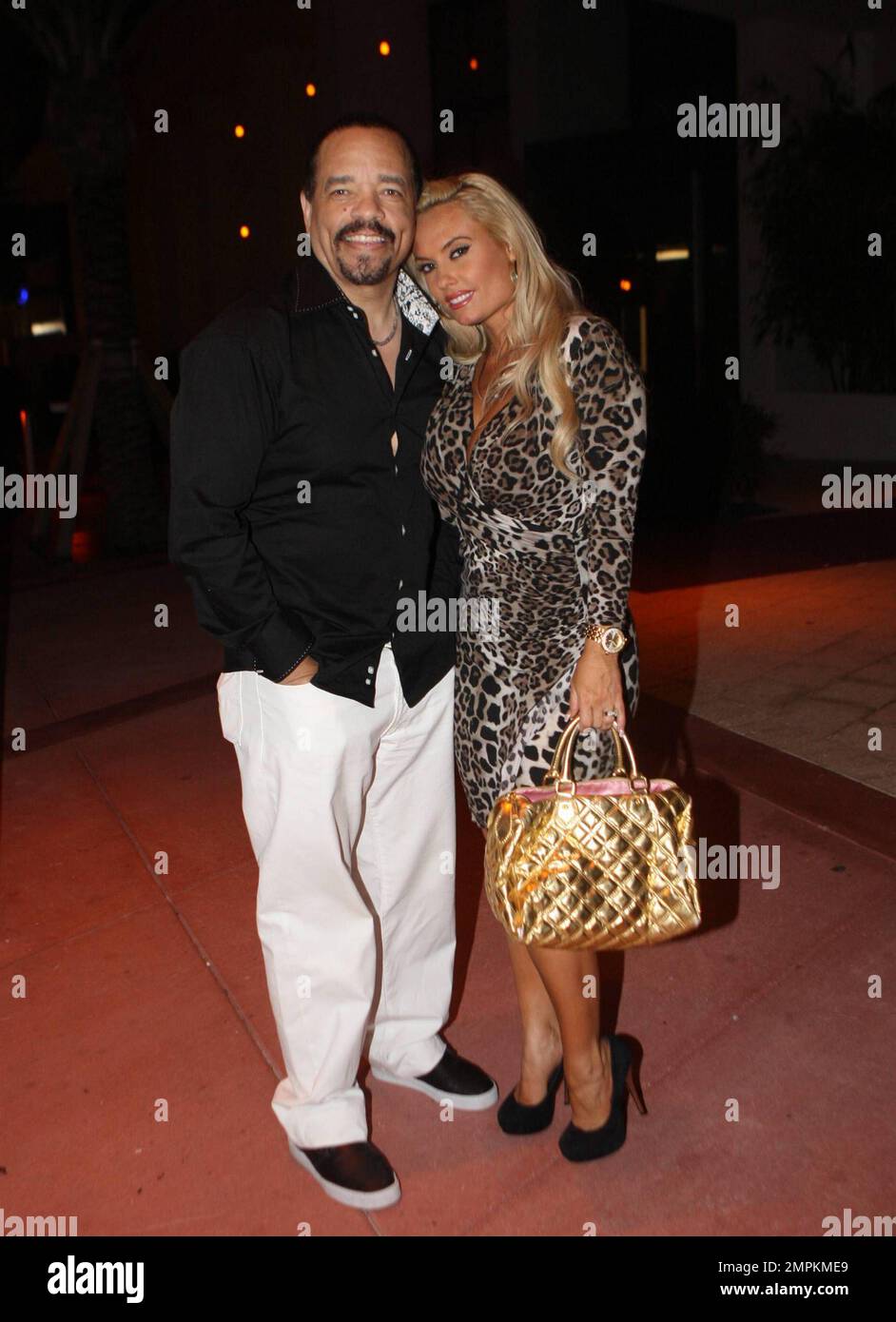 Ice T and Coco at The Cameo in Miami Beach, FL. 1/2/10 Stock Photo - Alamy