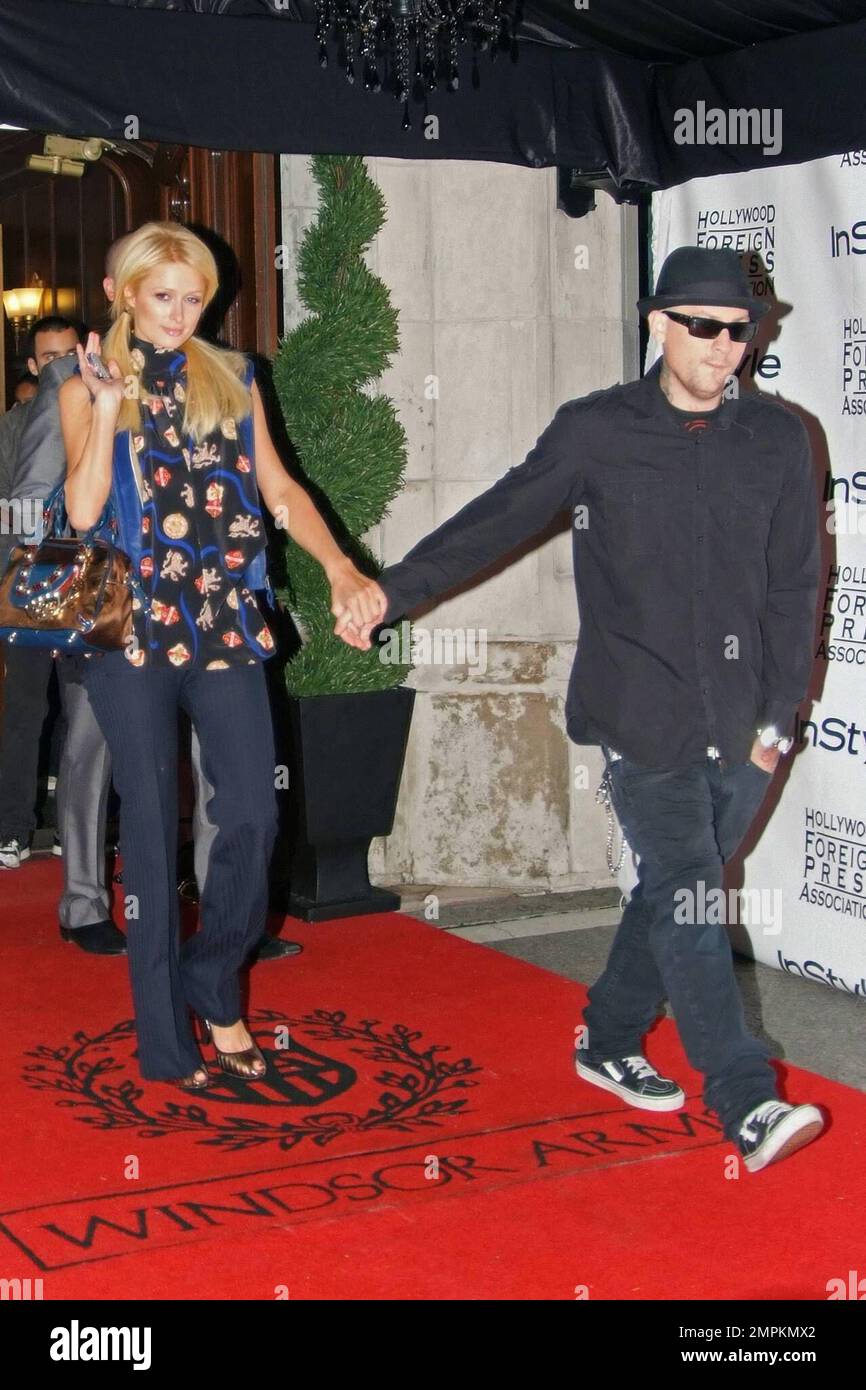 Paris Hilton and Benji Madden attend the Toronto Film Festival in ...
