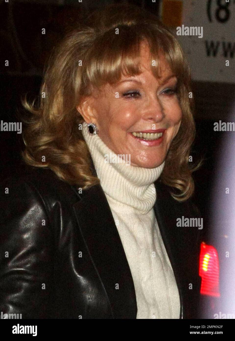 Barbara Eden arrives to the 'Valentine's Day' premiere held at the ...