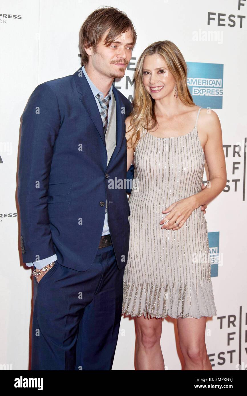Christopher Backus and his wife, actress Mira Sorvino, attend the ...