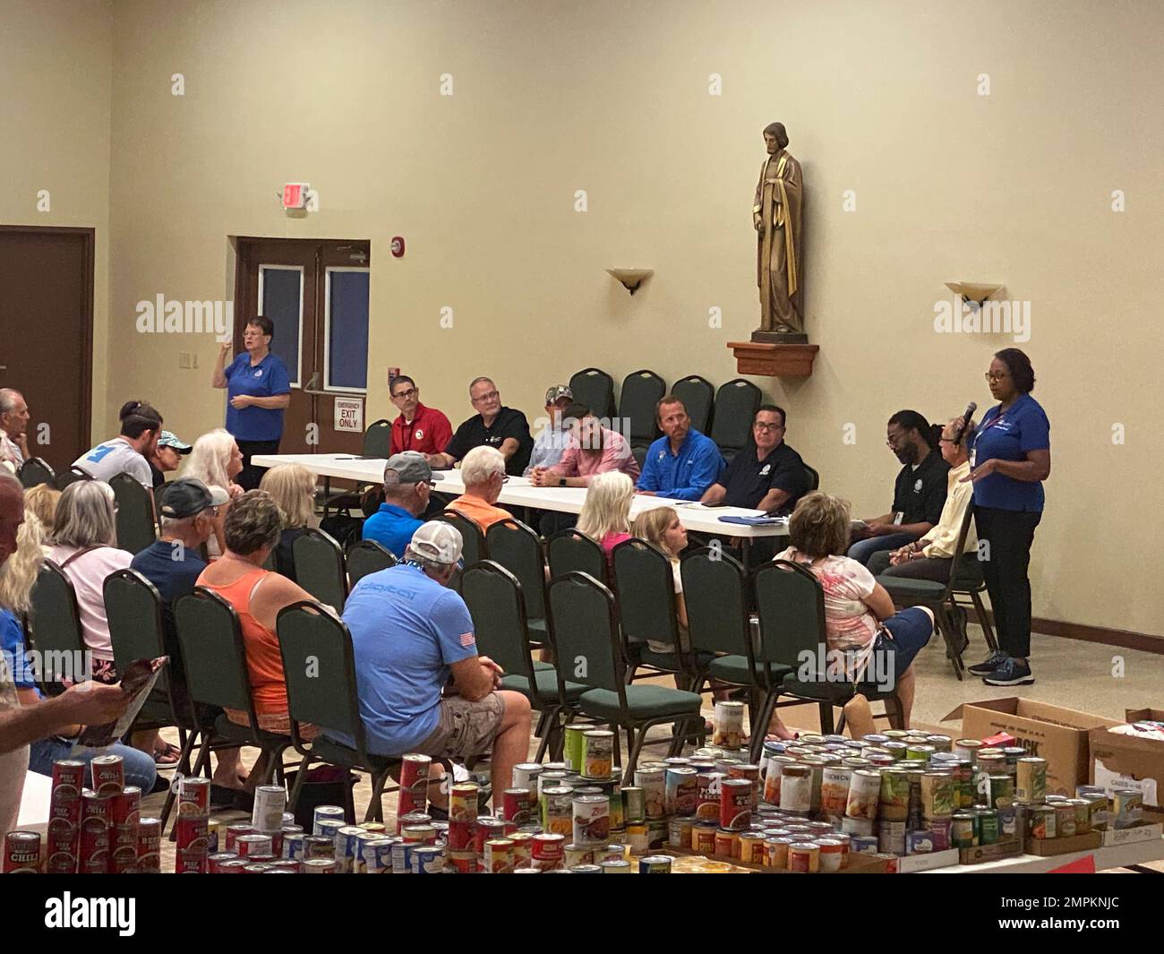 Bokeelia, FL, USA--Local, State and Federal officials meet with local ...