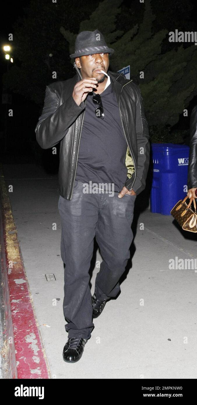 Bad boy rapper Bobby Brown attends a Prince concert at The Forum in Los ...