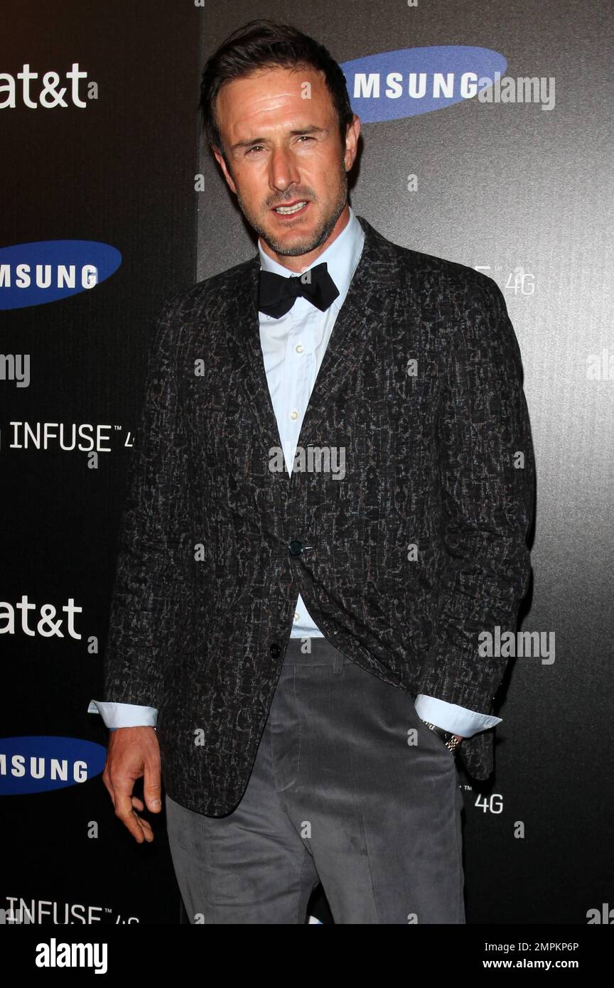 Actor David Arquette attends the Samsung Infuse 4G For AT&T Launch Event Featuring Nicki Minaj ...