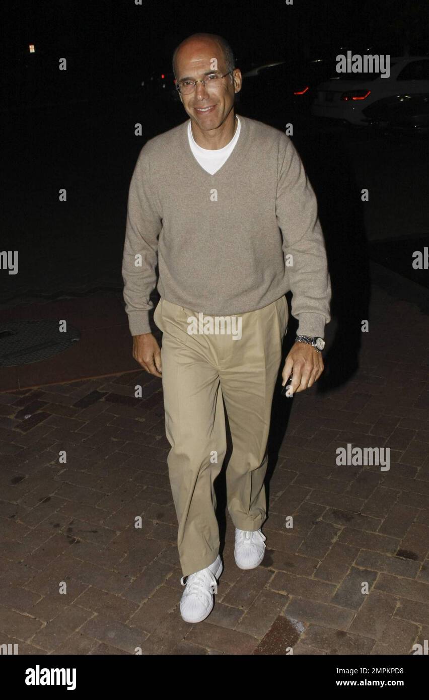 CEO of DreamWorks Animation Jeffrey Katzenberg arrives at Nobu Malibu ...