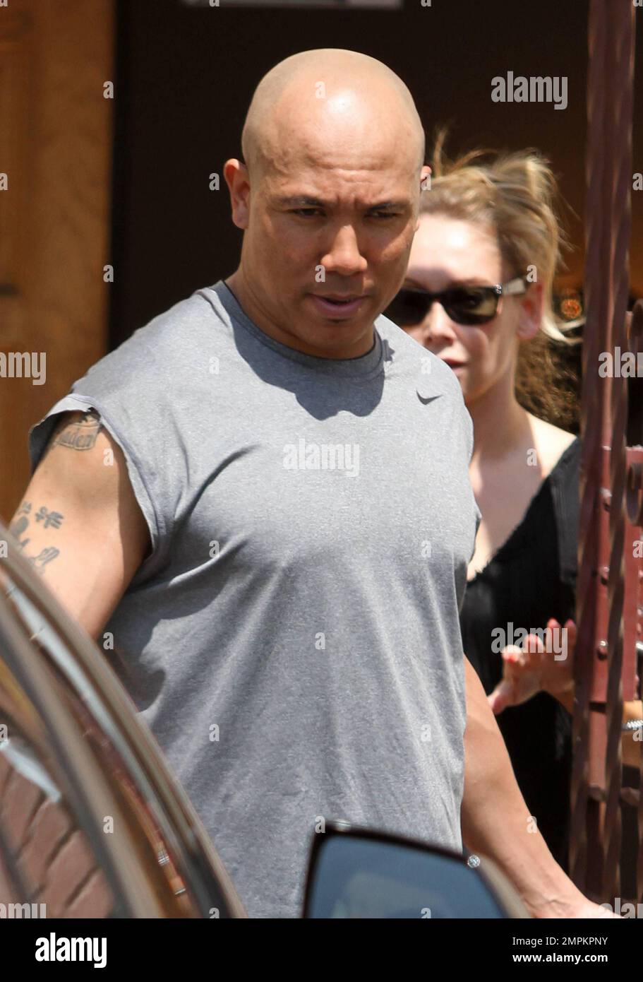 Hines Ward leaving the rehearsal studio for "Dancing with the Stars" in ...