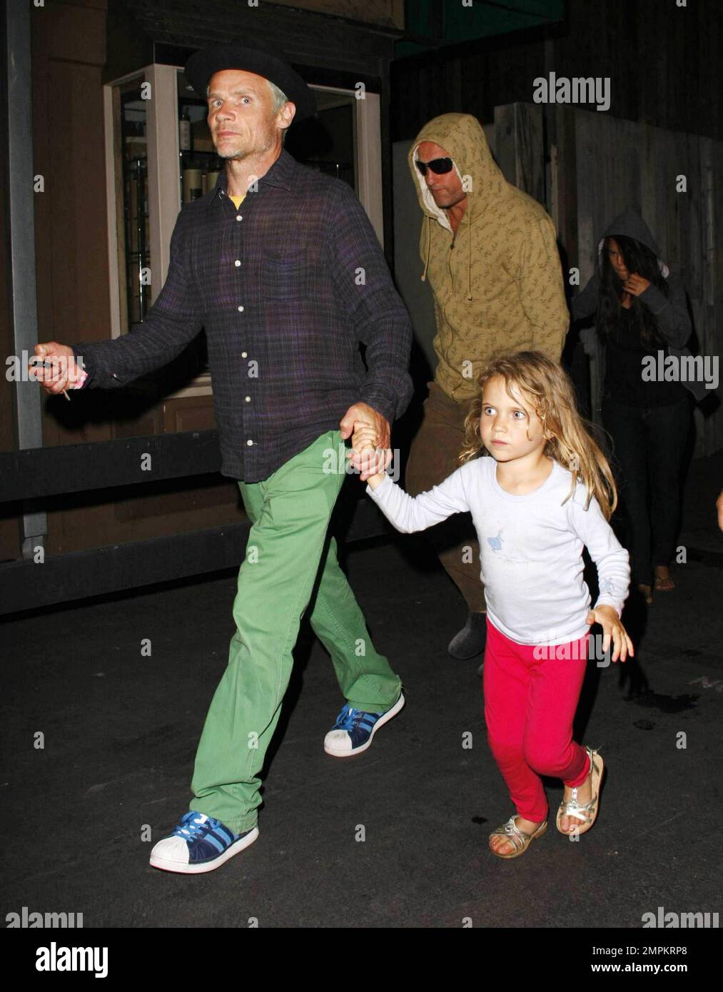 Red Hot Chili Peppers bassist Flea (Michael Balzary) and his daughter ...
