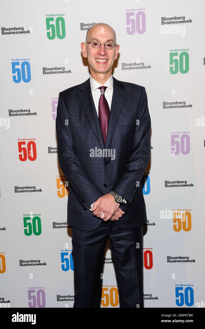 Adam Silver attends The Bloomberg 50, a celebration of icons and innovators who changed global ...
