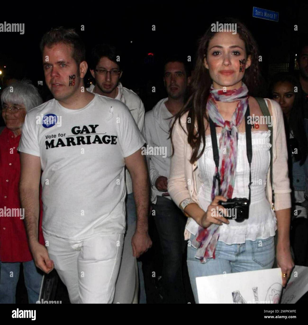 Celebrities Turn out in support of the Proposition 8 Rally to in Santa ...