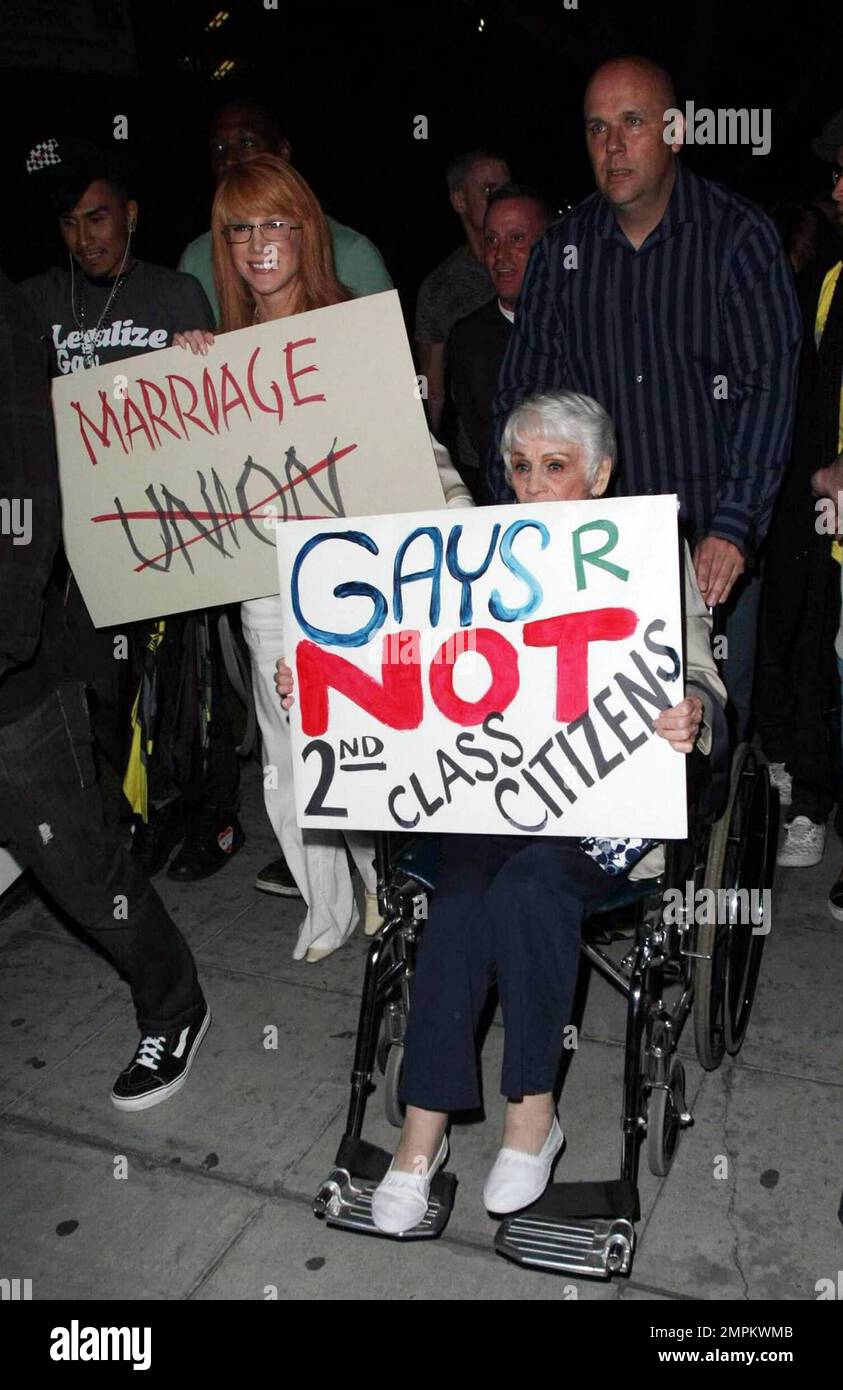 Celebrities Turn out in support of the Proposition 8 Rally to in Santa ...