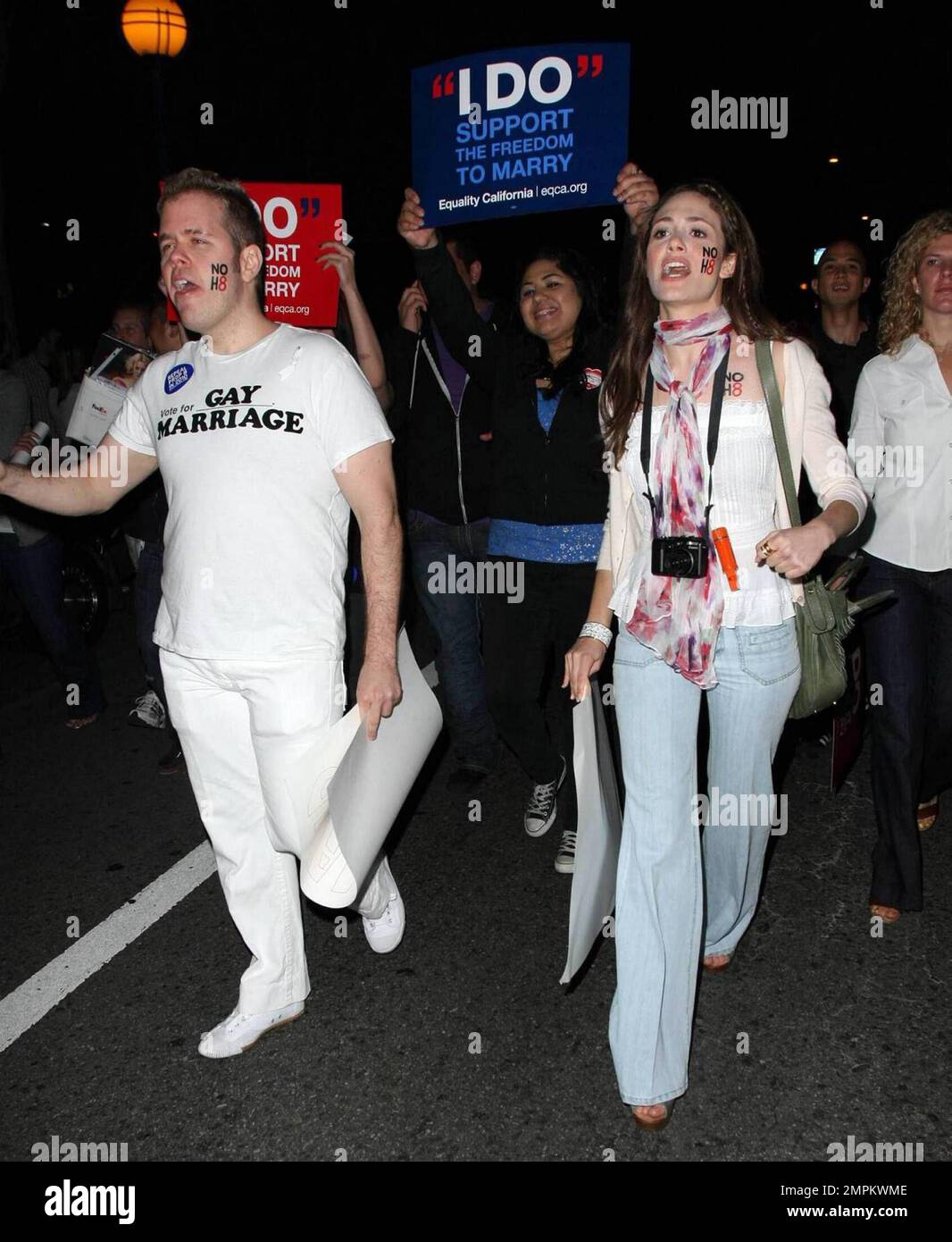 Celebrities Turn out in support of the Proposition 8 Rally to in Santa ...