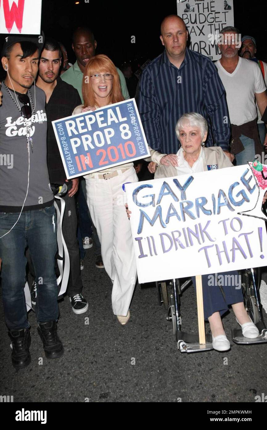 Celebrities Turn out in support of the Proposition 8 Rally to in Santa ...