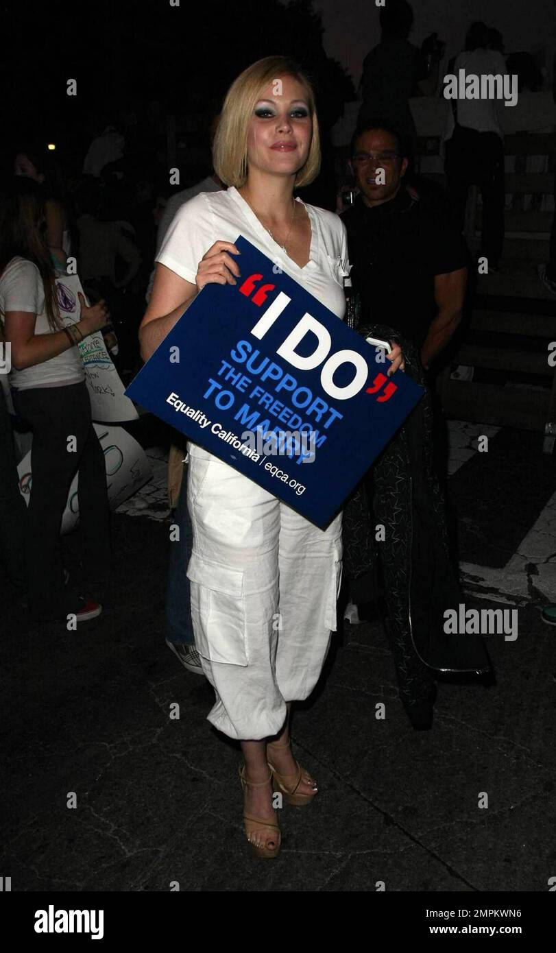 Celebrities Turn out in support of the Proposition 8 Rally to in Santa ...