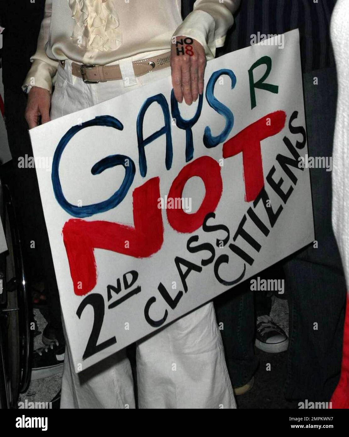 Celebrities Turn out in support of the Proposition 8 Rally to in Santa ...