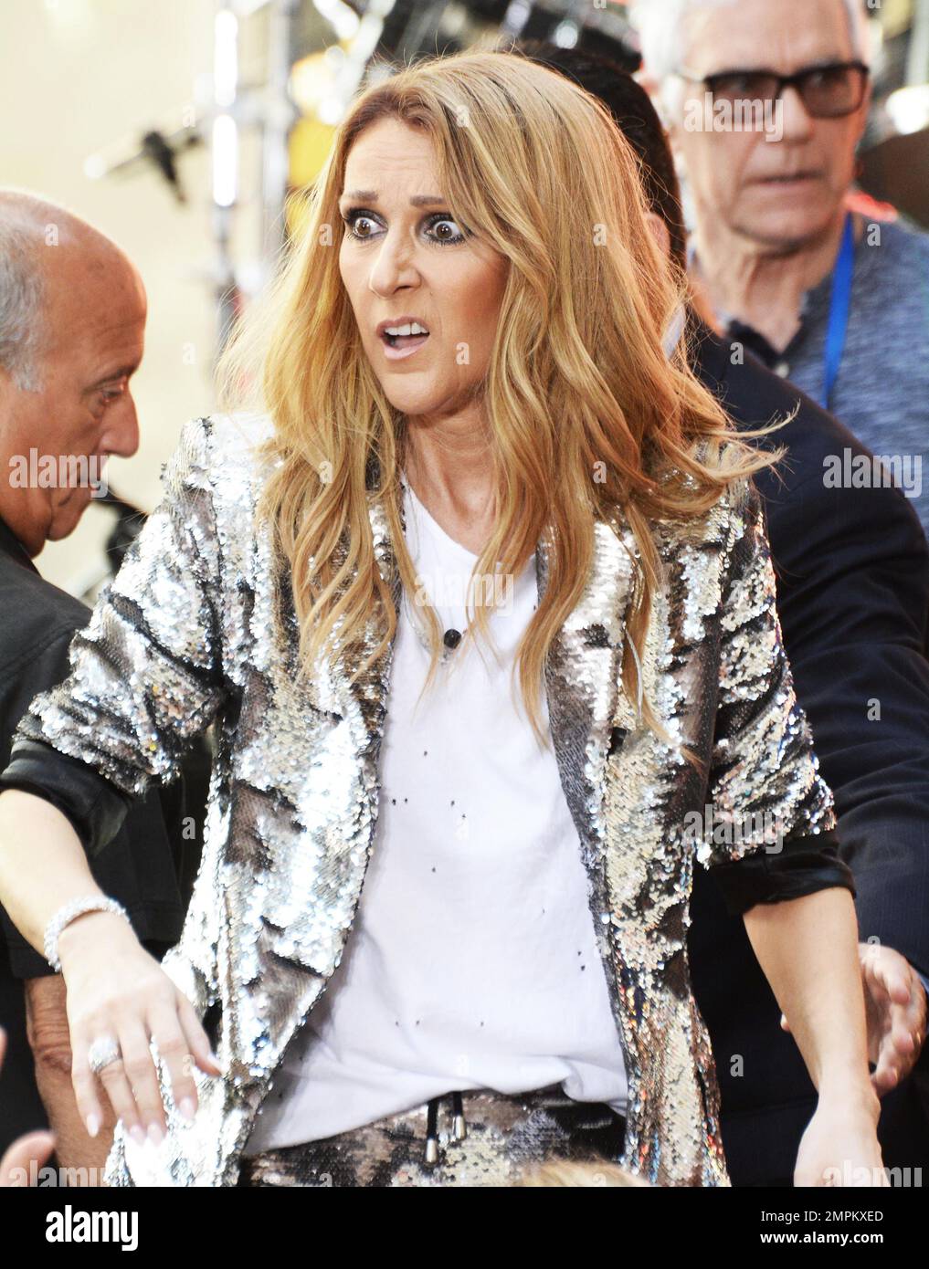 French-canadian singer Celine Dion performs live on the 'Today' show ni ...